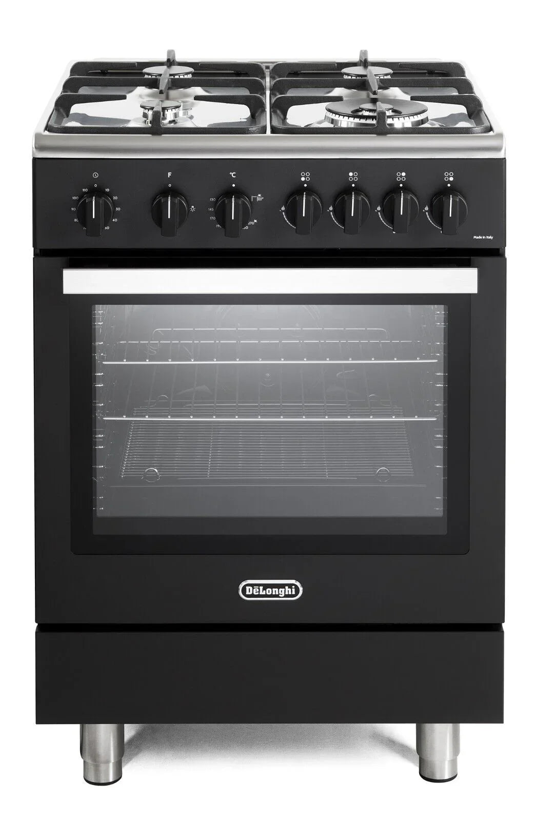 DeLonghi DSC 626 G-1 BL 60cm Modern Single Cavity Gas Range-Style ...