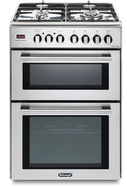 DeLonghi DDC 606 DF Modern 60cm Double cavity Dual Fuel Range Cooker ...